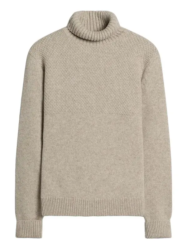 Barbour Heritage + Northcliffe Submariner Roll Neck Jumper - Fog