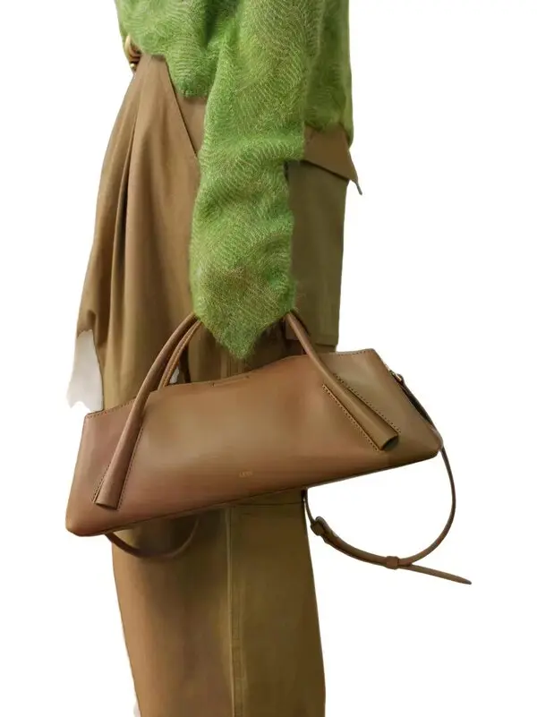 LESS Glossy Tote Bag - Brown