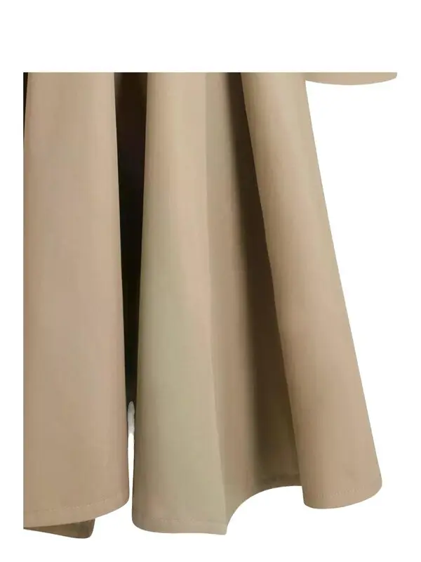 PATOU Belted Long-sleeve Trench Coat - Neutrals