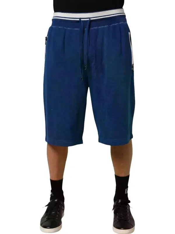 Dolce & Gabbana Logo-print Shorts - Blue