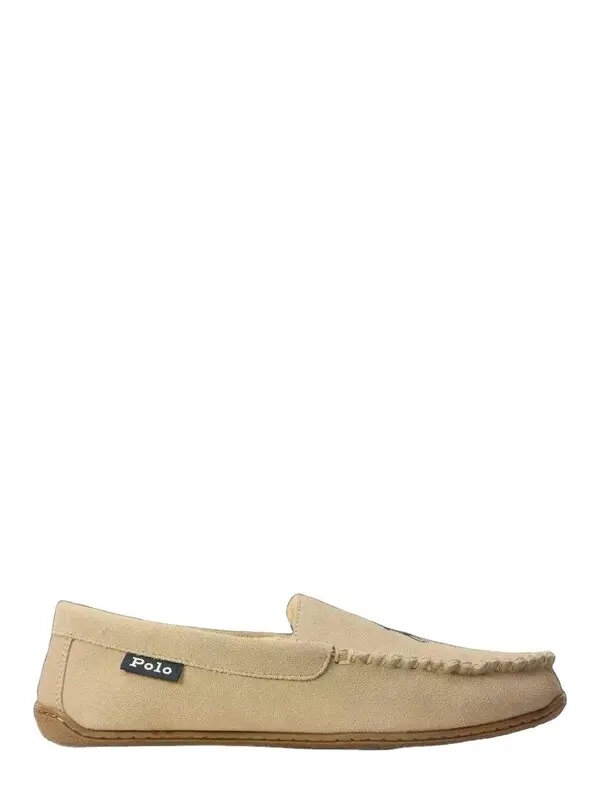 Polo Ralph Lauren Brenan Suede Slippers - Neutrals
