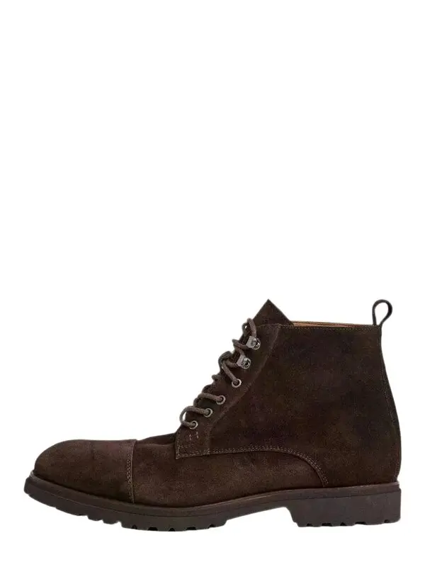HACKETT  Hudson Toe-cap Ankle Boots - Brown