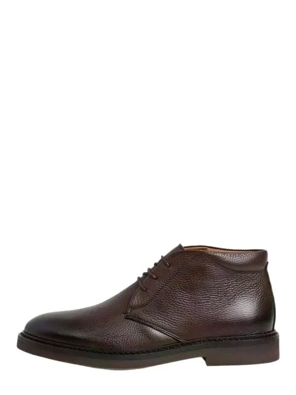 HACKETT  Grained Boots - Brown