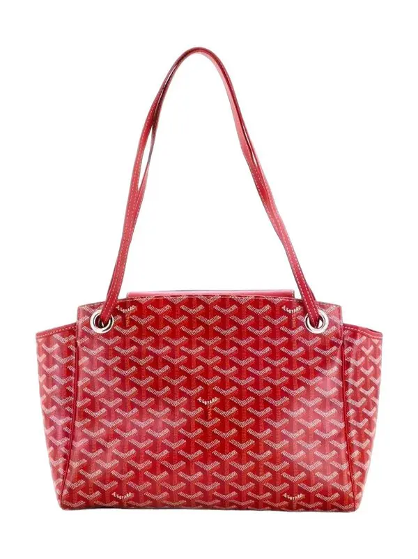 Goyard Rouette Bag Coated Canvas Pm Shoulder Bag - Red