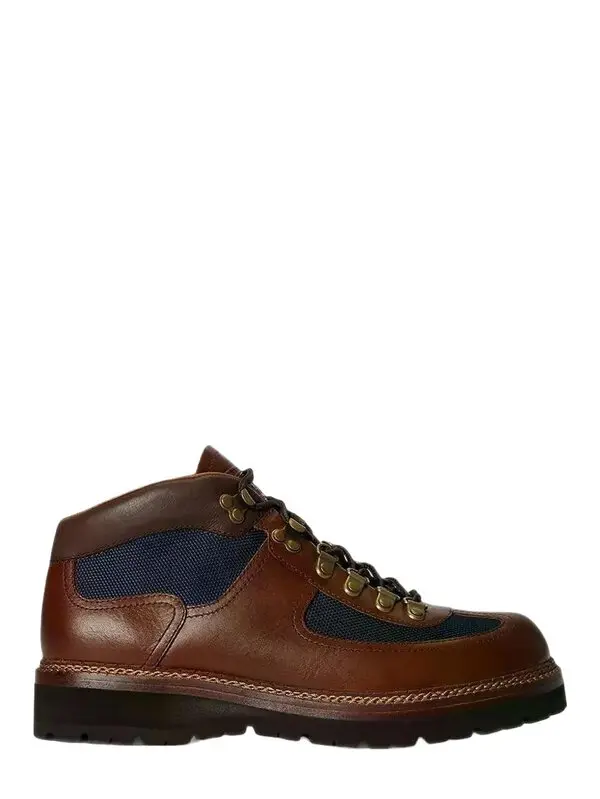 Polo Ralph Lauren Panelled Lace-up Boots - Brown