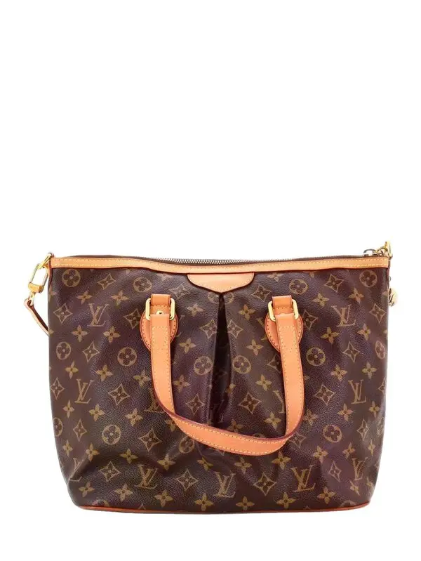 LOUIS VUITTON Palermo Handbag Monogram Canvas Pm Tote Bag - Brown