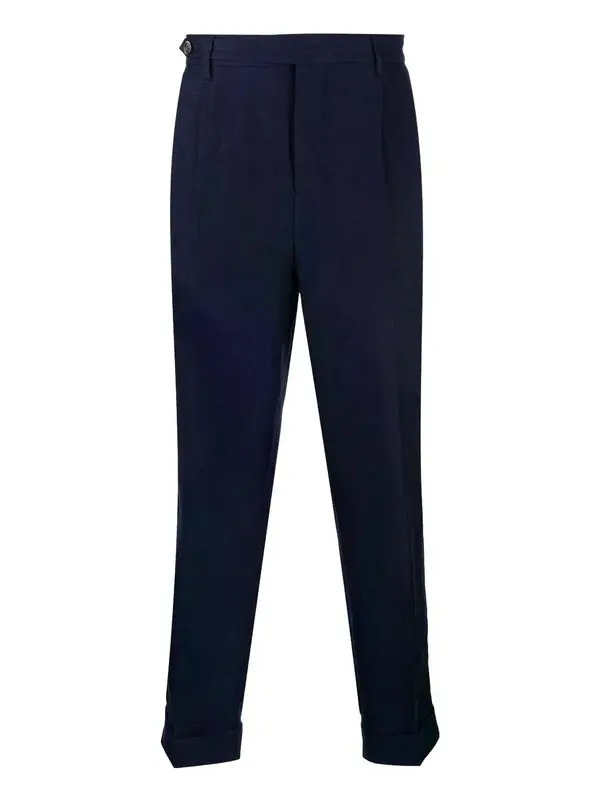 Brunello Cucinelli Straight-leg Tailored Trousers - Blue