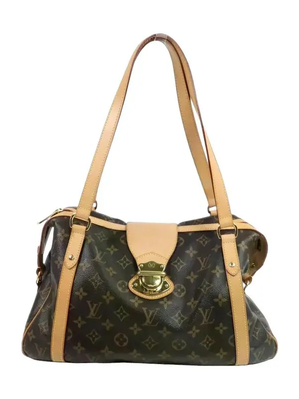LOUIS VUITTON Pm Monogram Stresa Shoulder Bag - Brown