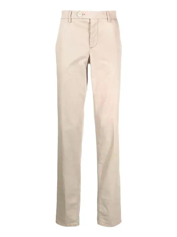 Brunello Cucinelli Straight-leg Tailored Trousers - Neutrals