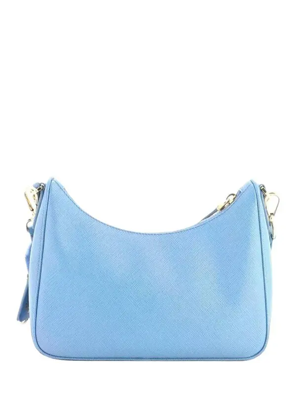 Prada Re-edition 2005 Shoulder Bag Saffiano Leather Small Crossbody Bag - Blue