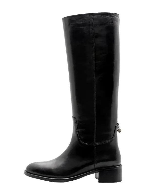 LOTTUSSE Pina Leather Boots - Black