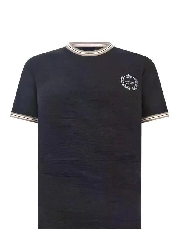 Paul & Shark X-soft Heraldic-embroidered T-shirt - Blue