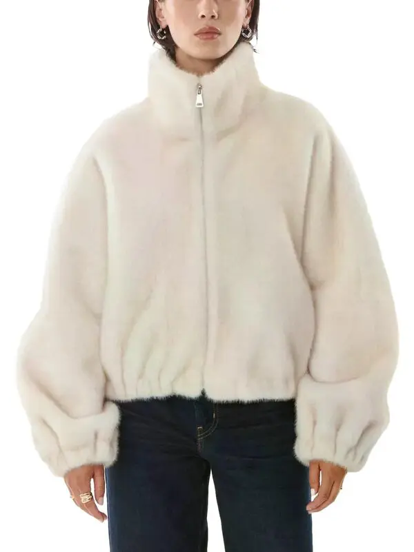 GIOVANNI PARIS Josie Faux-fur Jacket - Neutrals