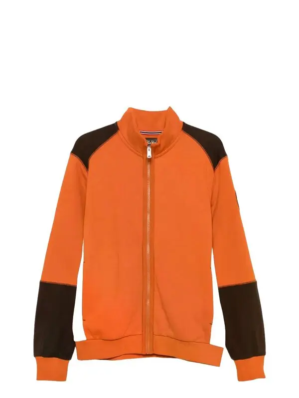 NAPAPIJRI Logo-embroidered Sweatshirt - Orange