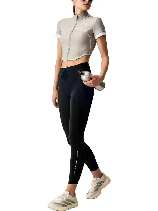 Under Armour Velociti Pro Logo-print Drawstring-waist Leggings - Black