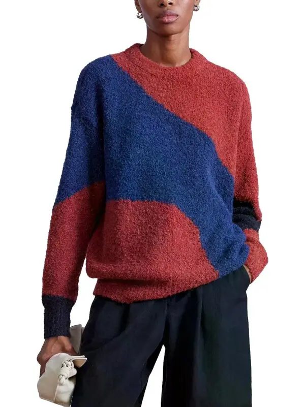 APIECE APART Elle Textured Sweater - Red