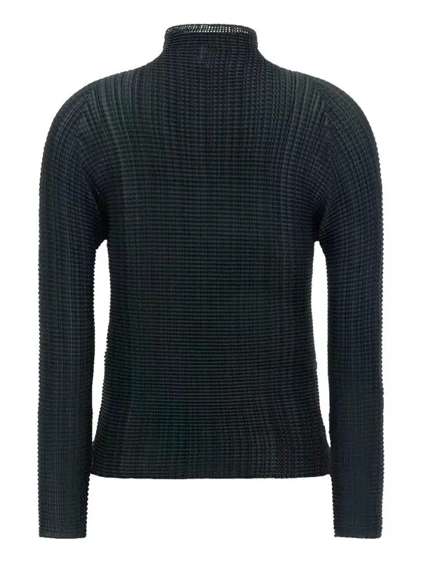 Issey Miyake Wooly Pleats-68 Pleated Blouse - Black