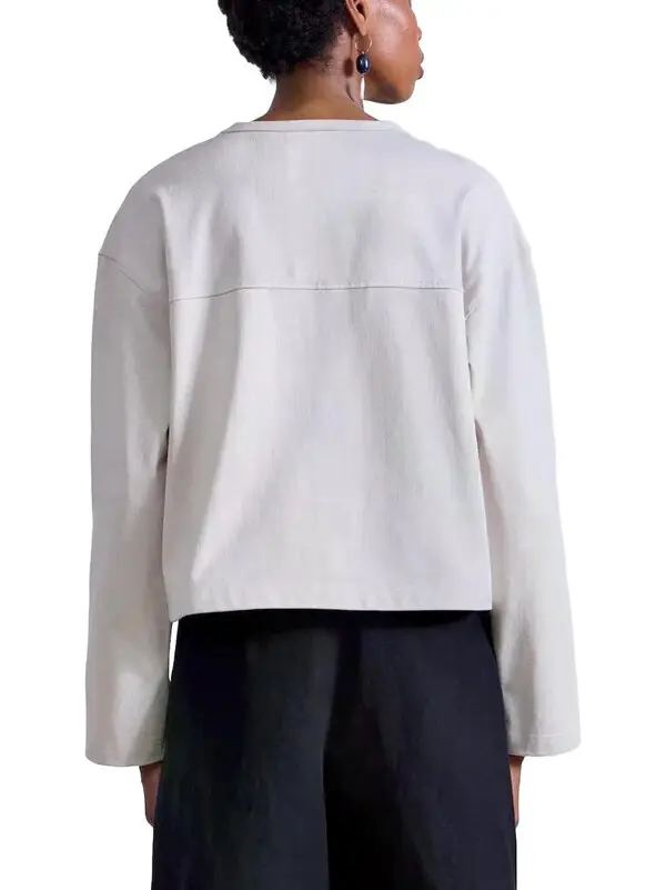 APIECE APART Chest-pocket Long-sleeve T-shirt - Neutrals