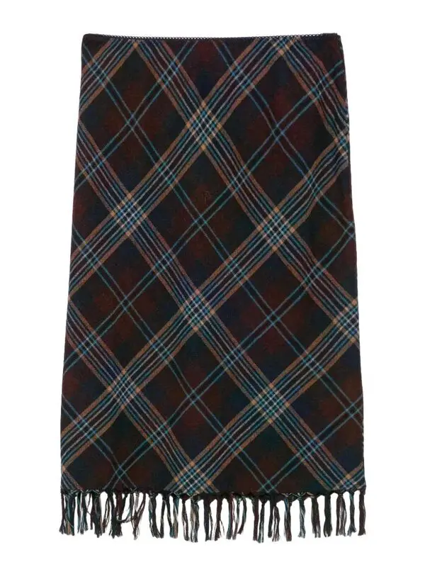 DÔEN Elowette Midi Skirt - Red