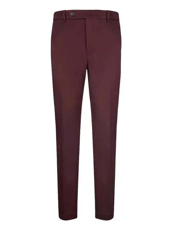 Incotex Pressed-crease Tailored Trousers - Red