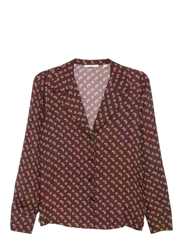 DÔEN Rania Paisley-print Shirt - Brown