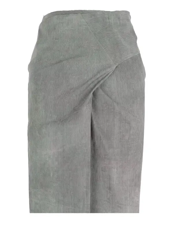 CORTANA Ryo Wrap Maxi Skirt - Grey