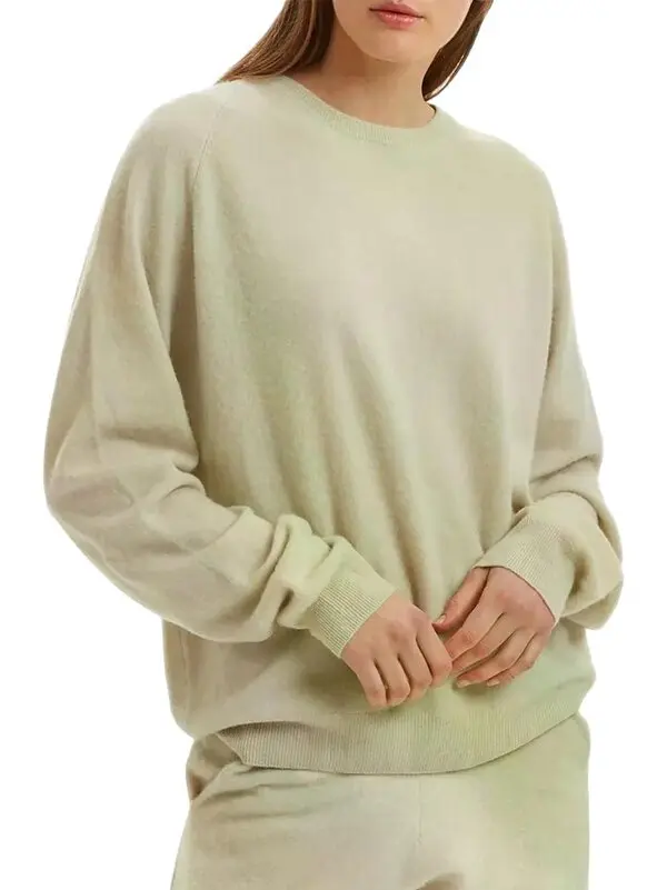 Frenckenberger Boyfriend Crew-neck Sweater - Neutrals