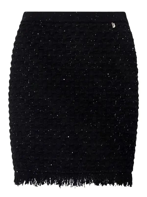 Liu Jo Knitted Miniskirt - Black