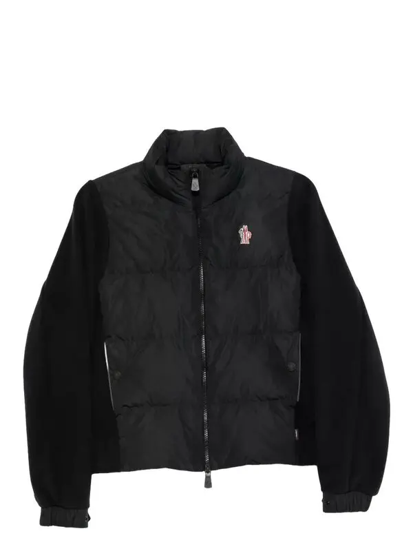 Moncler Panelled Quilted Puffer Jacket - Black