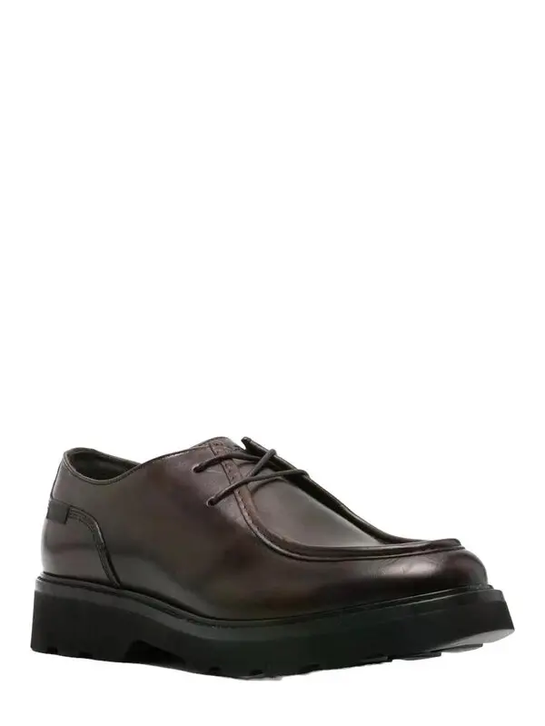 Woolrich Lace-up Leather Derby Shoes - Brown