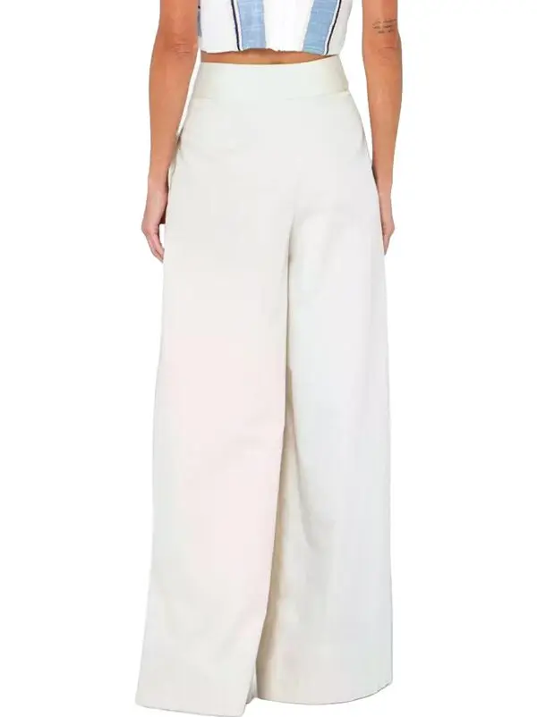 JBQ Logan Pleated Trousers - Neutrals