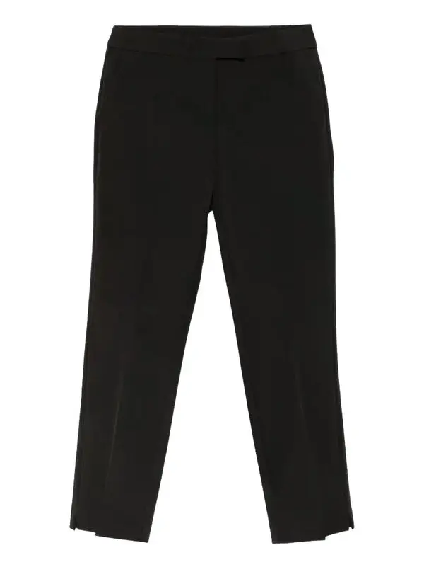 Imperial Side-slit Trousers - Black