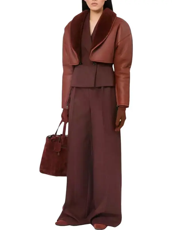 Max Mara Salom Drawstring Trousers - Red