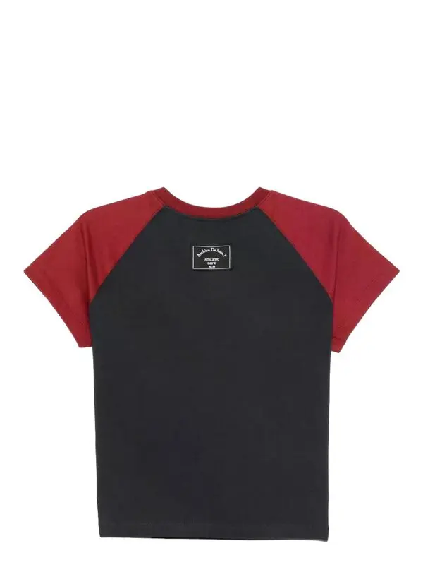 JUUN.J Color-block Short-sleeve T-shirt - Red