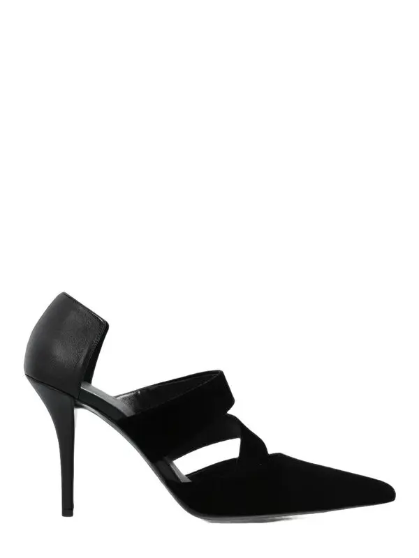 Balmain Multi-strap Pointed-toe Heeled Pumps - Black