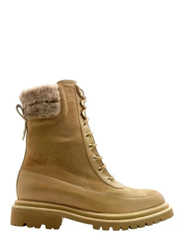 LOTTUSSE Covent Lace-up Boots - Neutrals