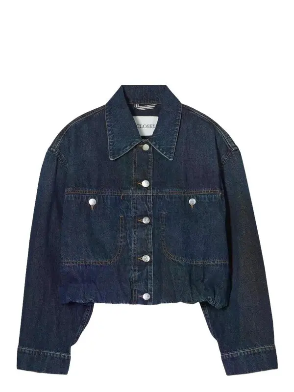 Closed Folded-hem Denim Jacket - Blue
