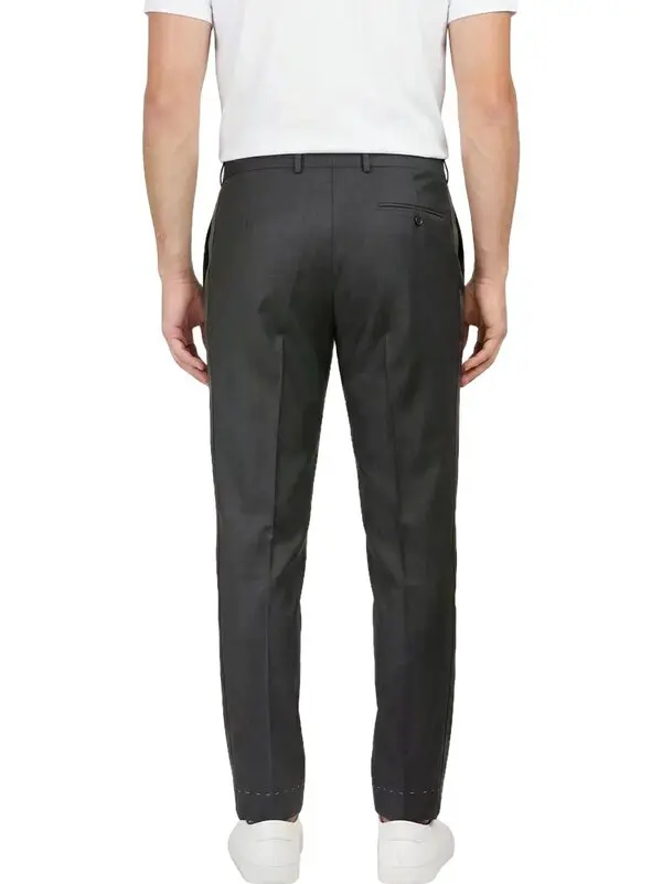 Brunello Cucinelli Pressed-crease Trousers - Grey