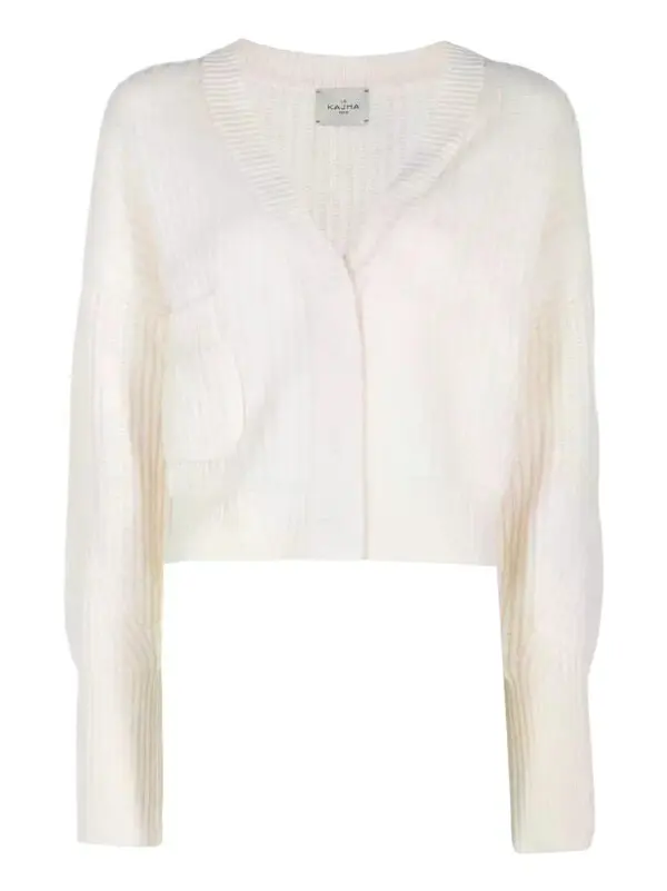 Le Kasha Monaco Ribbed-knit Cardigan - Neutrals