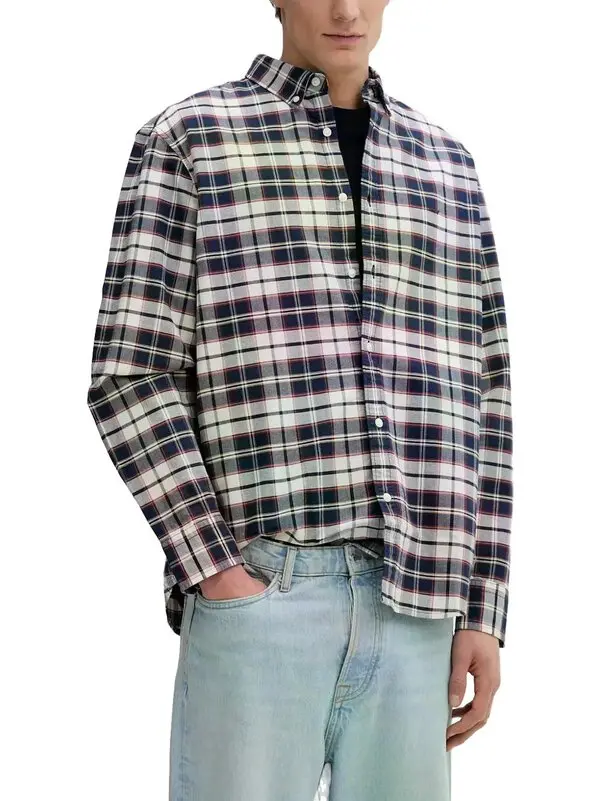 LEVI'S Check-print Button-down Shirt - White