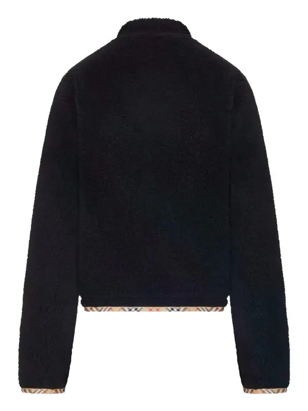 Burberry Check-trim Jacket - Black