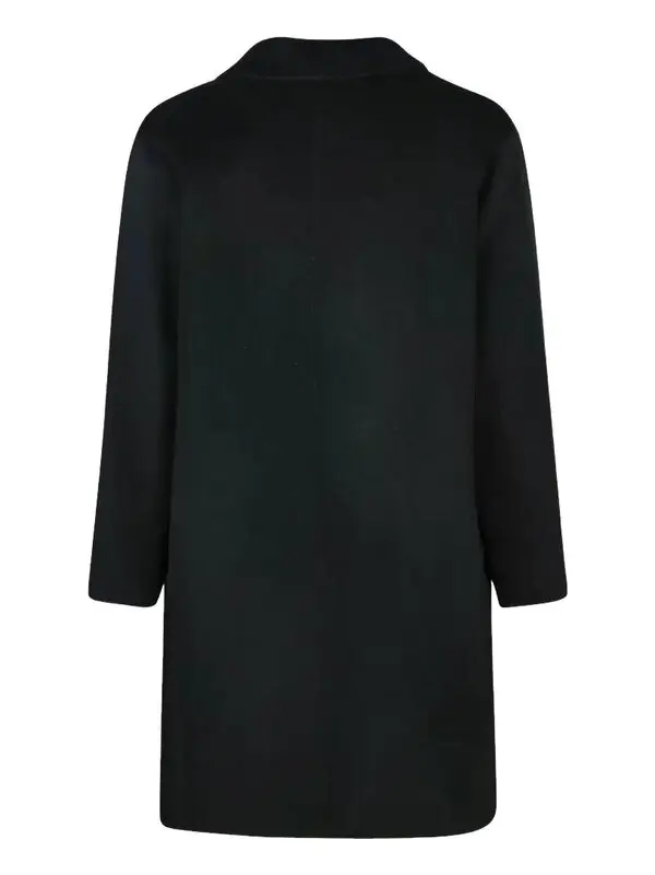 AMARANTO Single-breasted Notched-lapels Coat - Green