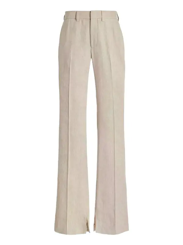 Brandon Maxwell Cameron Straight-leg Trousers - Neutrals