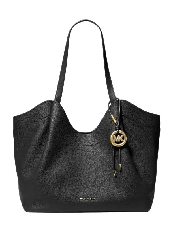 Michael Kors Nolita Large Pebbled Leather Tote Bag - Black