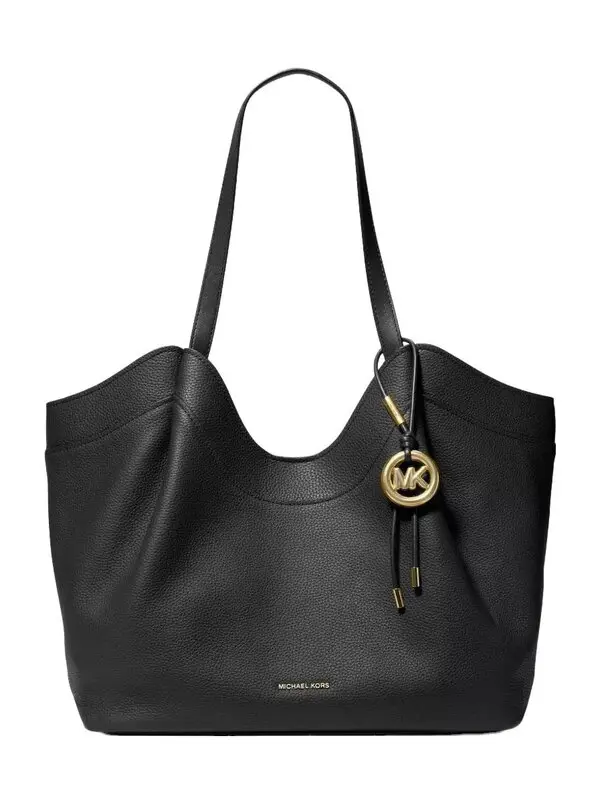 Michael Kors Nolita Large Pebbled Leather Tote Bag - Black
