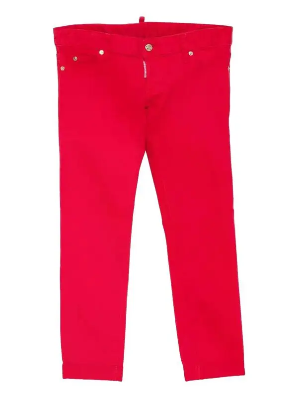 Dsquared2 Logo-tag Jeans - Red