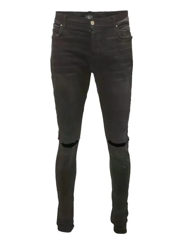 Amiri Distressed-effect Jeans - Black