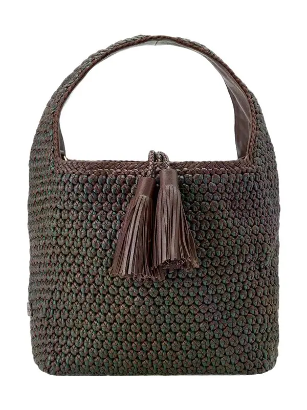 LOTTUSSE Noodbag Woven Handbag - Brown