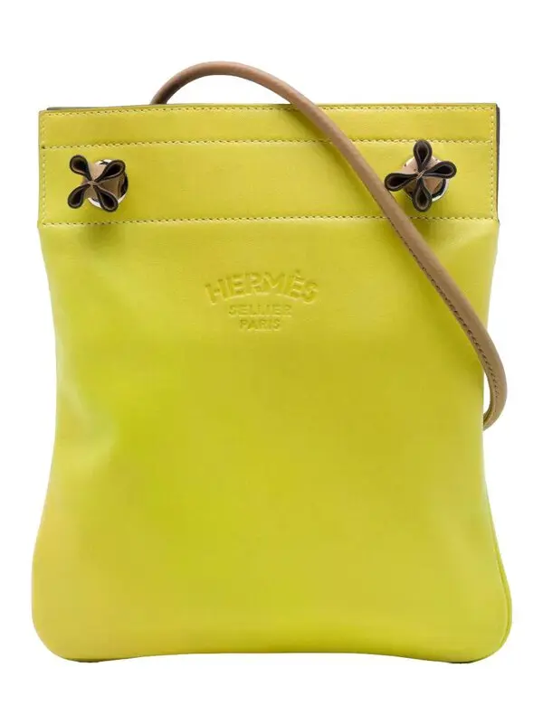 Hermès 2022 Mini Milo And Swift Aline Bag Crossbody Bag - Yellow