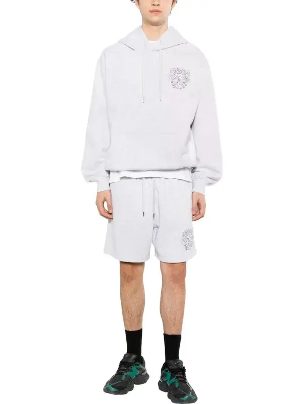 Casablanca Eveil Ancestral Applique Shorts - Grey